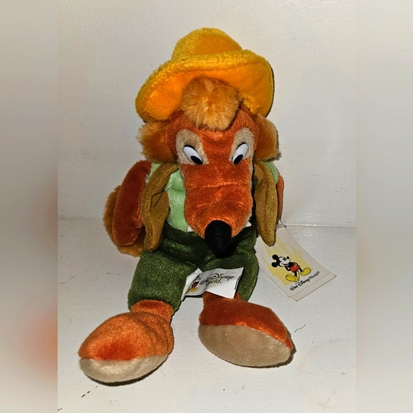 Disney | Toys | Vintage Brer Fox Plush Beanie From Disneys Splash ...